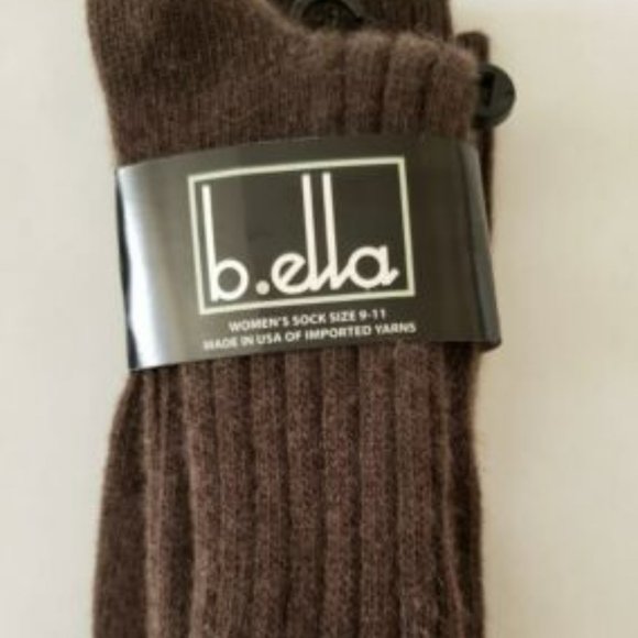 B.Ella | Accessories | Bella Luxury Socks Cashmere Blend Ladies Knee ...